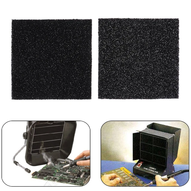 ACTIVATED CARBON FILTER sponge solder smoke absorber ESD fume extractor ...