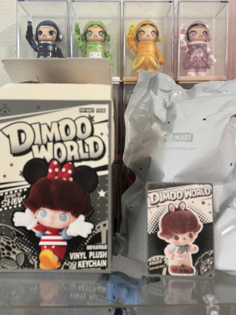 POP MART DIMOO WORLD DISNEY Series Vinyl Plush Keychain (Chip and Dale ...