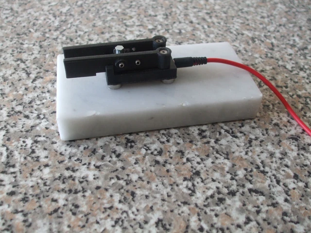 MORSE MINI IAMBIC twin paddle KEY Marble base. HAM Radio £22.00 ...