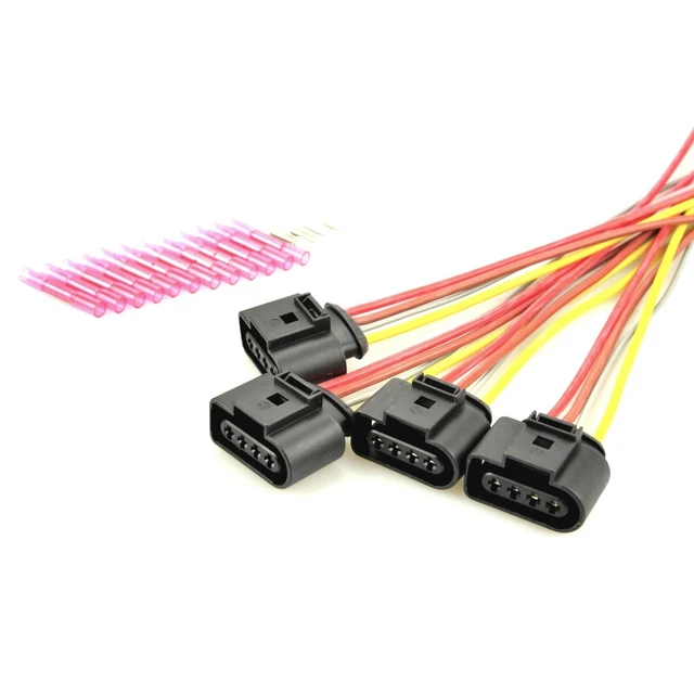 4X GEWIE® ERSATZSTECKER mit Silikonkabel 1J0973724 Zündspule Audi Seat Skoda VW EUR 24,90 ...