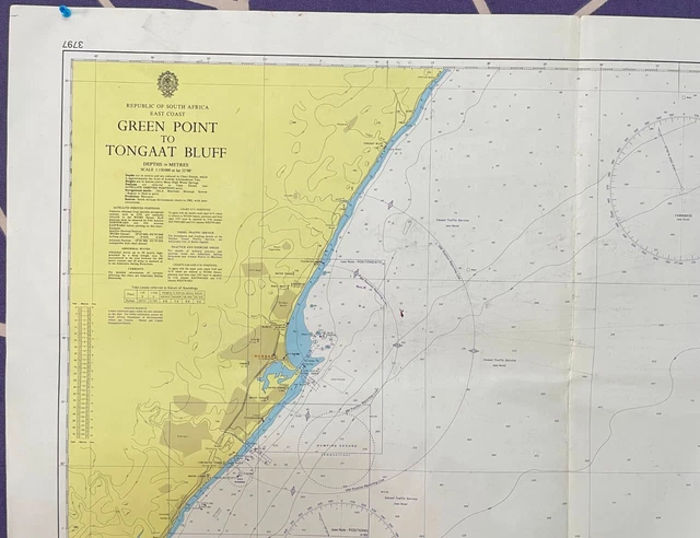 ADMIRALTY 3797 REPUBLIC OF SOUTH AFRICA GREEN POINT TO TONGAAT BLUFF ...