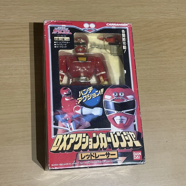 BANDAI POWER RANGERS Turbo Sentai Carranger DX Red Racer Fighter Figure ...