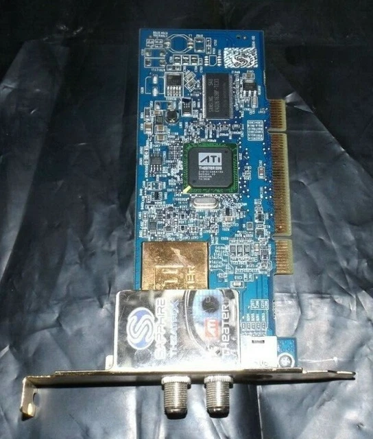 VINTAGE SAPPHIRE THEATRIX ATI Theater PCI TV Tuner Card PCI 87-1C54-02 ...
