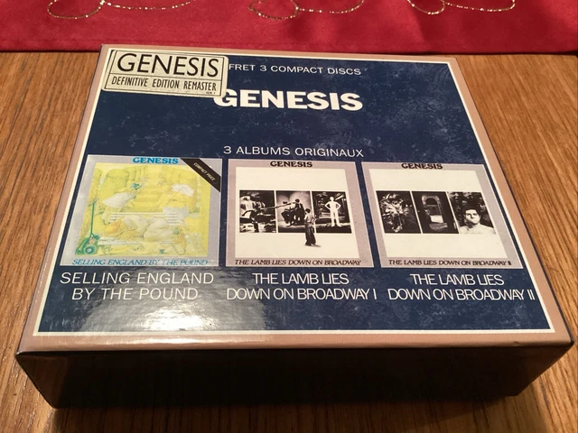 GENESIS 3 CD Remastered Boxed Set Selling England By The Pound / The ...