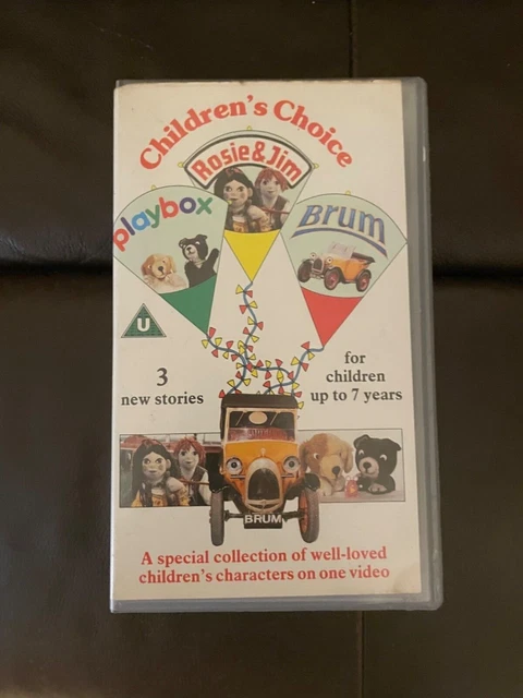 CHILDREN’S CHOICE - Vhs Video - Rosie And & Jim + Brum + Playbox ...