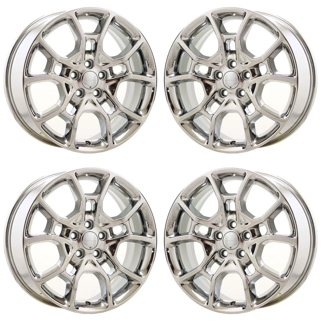 19& DODGE CHARGER Challenger Bright Chrome wheels rims Factory OEM 2544 ...