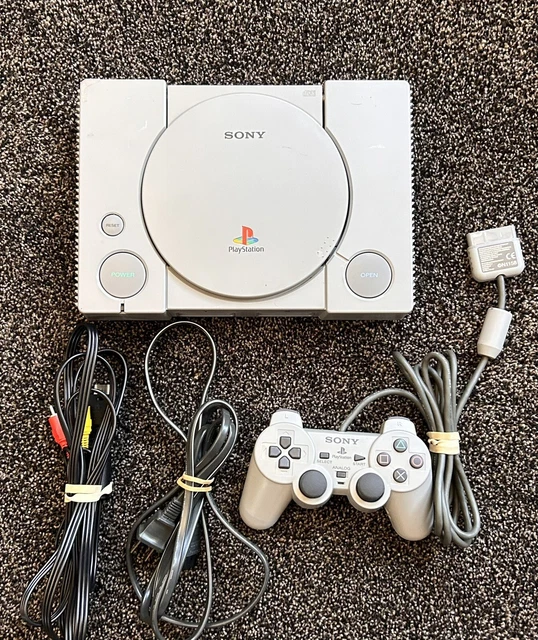 OFFICIAL SONY PLAYSTATION 1 PS1 Console Complete with Controller, Cords ...