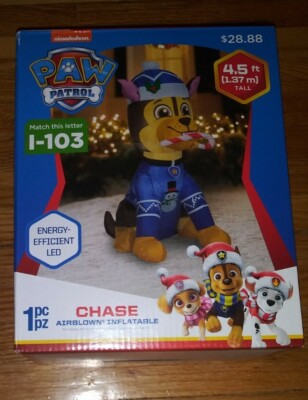 PAW PATROL CHASE Airblown Inflatable 4.5 Feet Tall £54.01 - PicClick UK