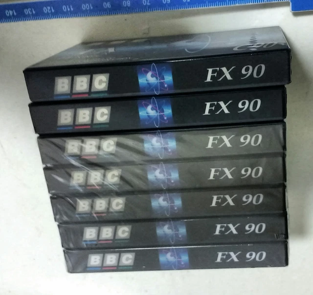 7 CASSETTE VUOTE BBC FX 90 Super Ferric Normal Bias Nuove e Sigillate EUR 5,48 - PicClick IT