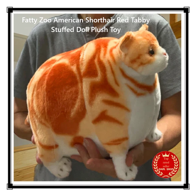 FATTY ZOO AMERICAN Shorthair Red Tabby Stuffed Doll Plush Toy From ...
