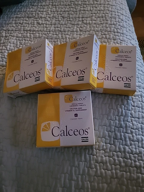 CALCEOS CHEWABLE 400IU (10mcg) - X 60 NEW IN BOX **FREE FAST POST £16. ...