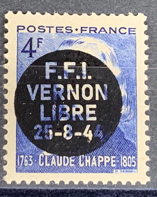 LOCAL FRANCE 1945 Liberation overprint Vernon MNH £2.49 - PicClick UK
