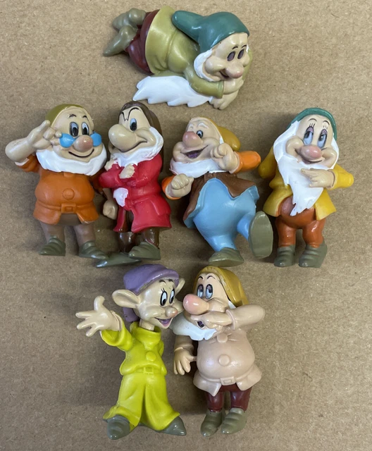 DISNEY SEVEN DWARVES 7 dwarfs from Snow White - Simba Figures £19.99 ...