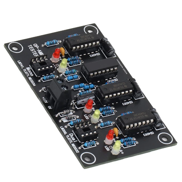 SINGLE DUAL OP AMP Screening PCB Operational Amplifier For TL071 TL072 ...