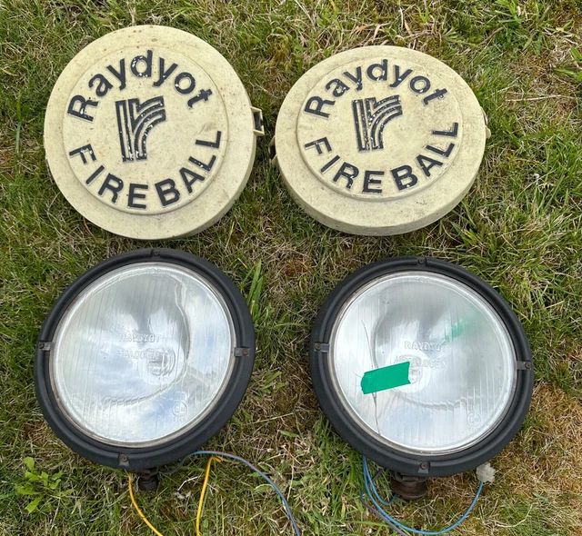 RAYDOT FIREBALL SPOT Lights - Retro Stage and Rally £25.00 - PicClick UK