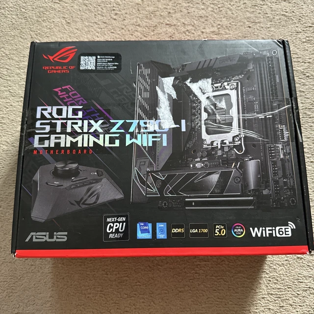 ASUS ROG STRIX Z790-I Gaming WiFi LGA 1700 Mini-ITX Intel Motherboard £110.00 - PicClick UK