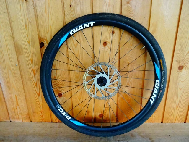GIANT P-XC2 26& Mtb Commuter Urban Disc Front Wheel Thru Axle + Rotor ...