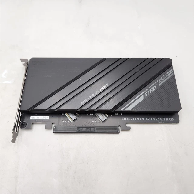 ASUS ROG HYPER M.2 Card Pcie Nvme M.2 Expansion Card With Heatsink Bl ...