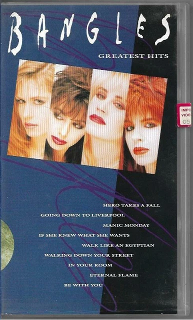 BANGLES - GREATEST Hits - Vhs (Nuova Non Sigillata) EUR 18,90 - PicClick FR