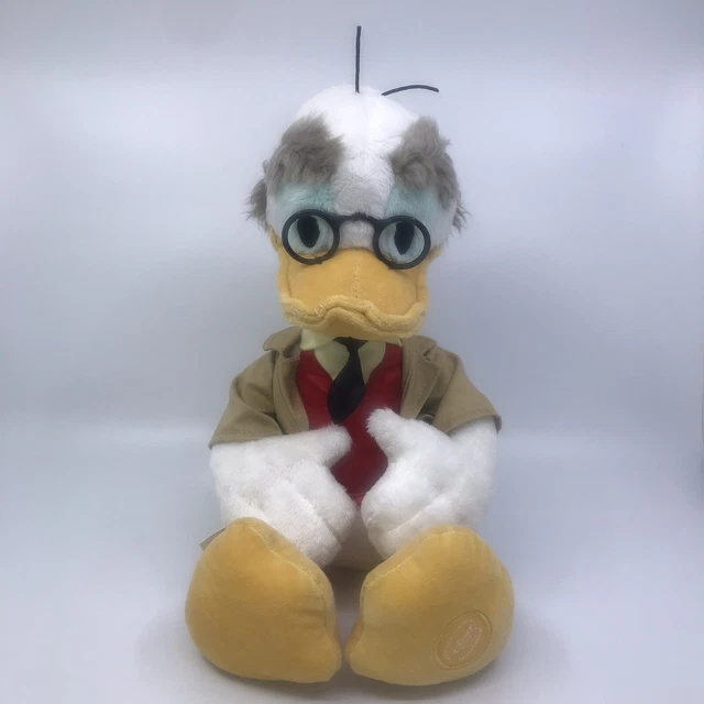 DISNEY STORE EXCLUSIVE Professor Ludwig Von Drake Duck Tales Plush $135 ...