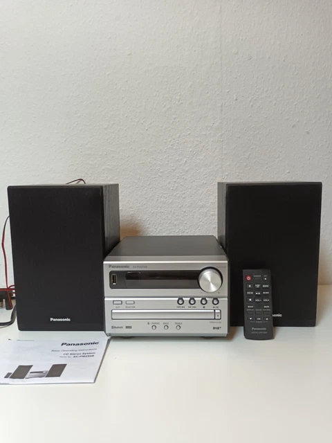 PANASONIC CD STEREO system with remote control (model sc-pm250b ...