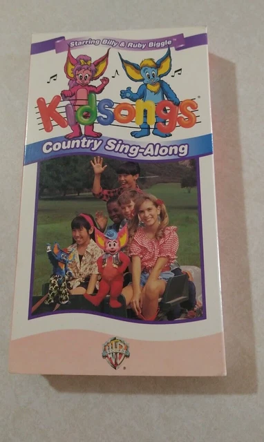 KIDSONGS VHS COUNTY Sing-Along Starring Billy & Ruby Biggle 90s Songs ...
