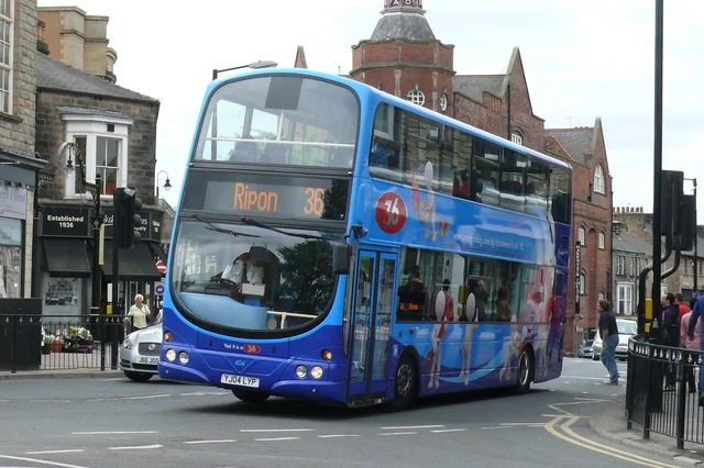 TRANSDEV HARROGATE & District 0404 Harrogate Bus Photo Ref P1201 £1.49 ...