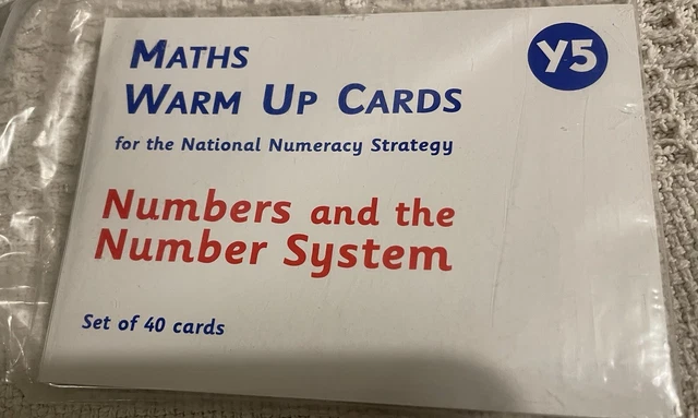 MATHS WARM UP Cards For Year 5 - Calculations & Numbers & The Number ...