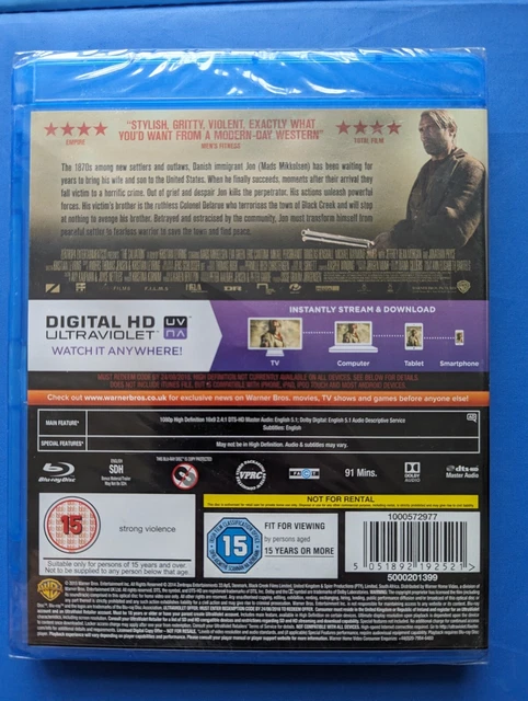 THE SALVATION BLU-RAY New And Sealed Mads Mikkelsen Eva Green Western EUR 10,48 - PicClick IT