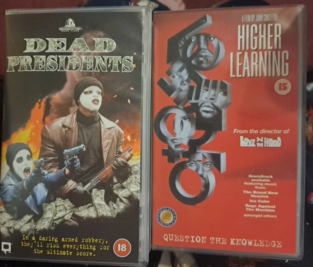 DEAD PRESIDENTS, HIGHER Learning. X 2VHS tapes £4.50 - PicClick UK
