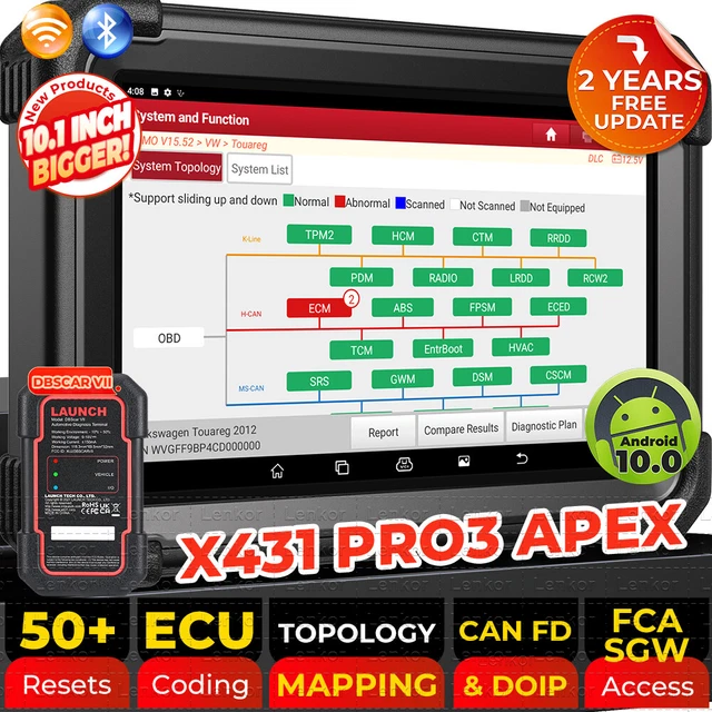 2025 LAUNCH X431 PRO3S APEX V+ PRO 5 Profi KFZ OBD2 Diagnosegerät ECU Codierung EUR 999,00 ...