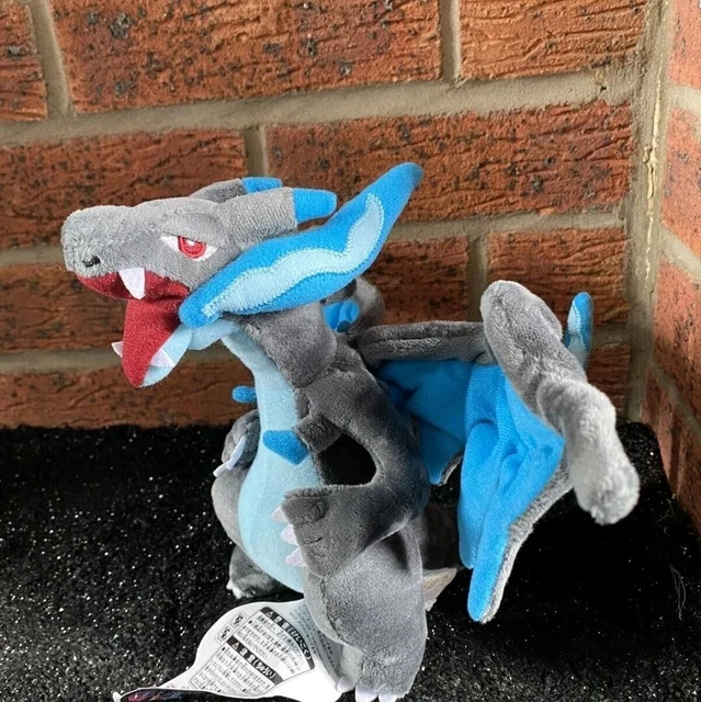 MEGA CHARIZARD X Pokemon Plush Character 25cm Teddy new with tags £13. ...