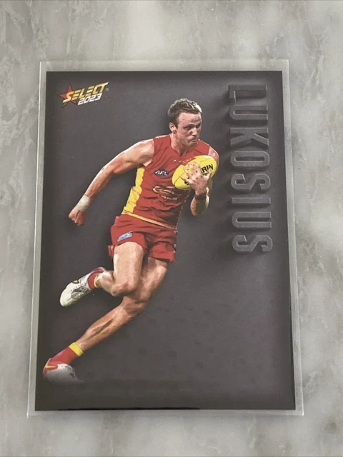 2023 AFL SELECT Carbon Card - Jack Lukosius Gold Coast Suns #102/195 ...