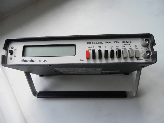 RS THANDAR TF 200 LCD Frequency Counter Meter £32.00 - PicClick UK