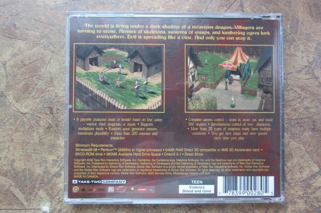 DARKSTONE PC CD-ROM Windows 98 $16.00 - PicClick CA