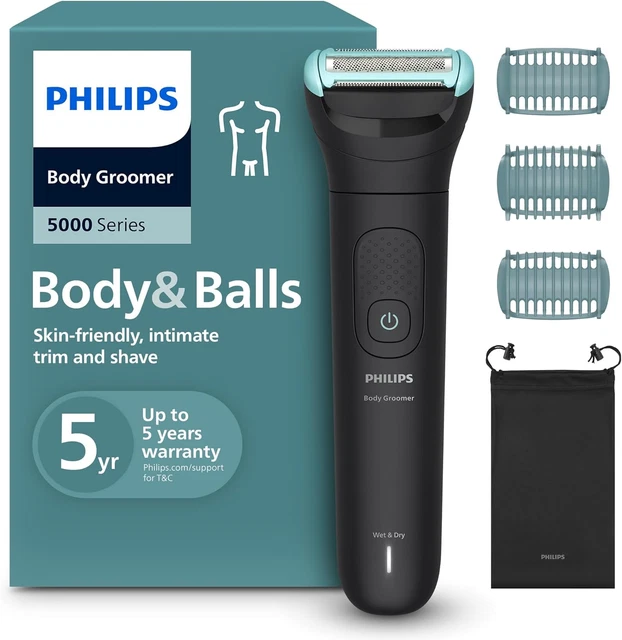 BODY GROOMER 5000 Series - Trimmer for Men with Triple Protect Shave ...