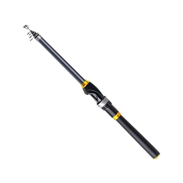 TELESCOPIC FISHING ROD with Metal Explosion Proof Ring 1 5m to 2 7m ...