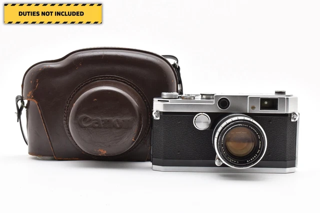 [ EXC+5 ] Canon Model L2 Rangefinder Camera 50mm F1.8 Silver L39 Lens ...