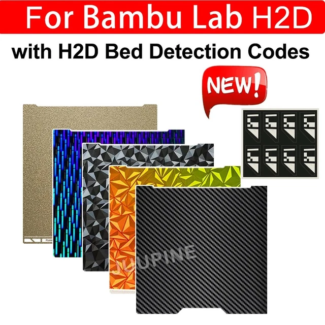 FOR BAMBU LAB H2D Plate Bed Detection Codes Heatbed 350x320mm 3D Print ...