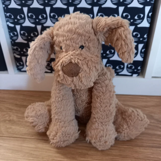 JELLYCAT PUPPY DOG "Riley" Fuddlewuddle Soft Plush Toy Sitting Height 9 ...