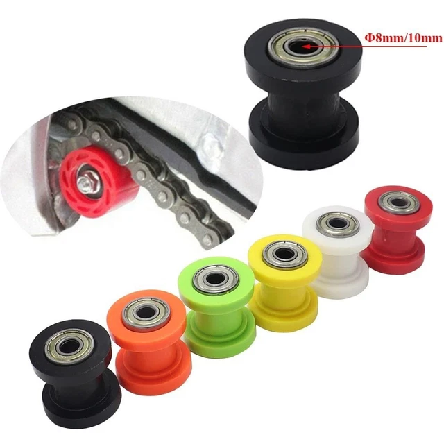 TENSIONER ADJUSTMENT DEVICE Drive Chains Roller Tensioner Wheel Guide ...