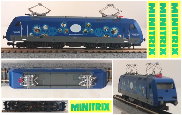 MINITRIX ELECTRIC LOCOMOTIVE BR101 014-9 DB Electric Lines Control N ...