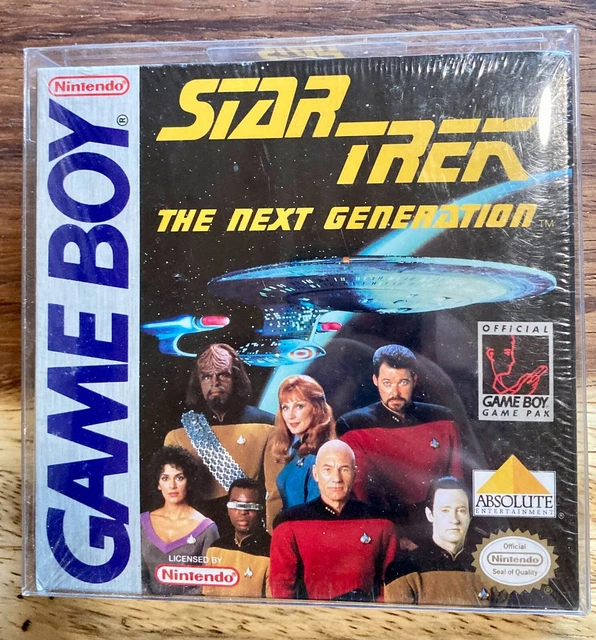 STAR TREK: THE Next Generation (Nintendo Game Boy, 1993) SCELLÉ NEUF ...