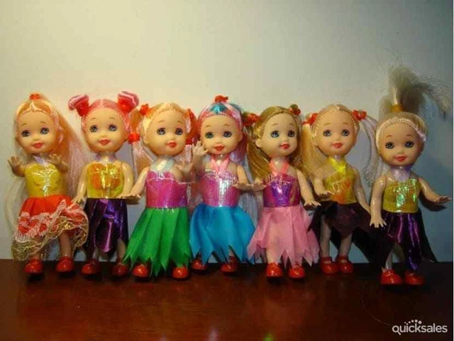 BARBIE DOLL SIZED Cloth/Accessory@50 pcs Kelly sized Dolls@Pretty/ON ...