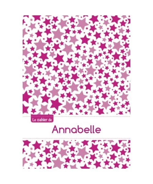 LE CAHIER D'ANNABELLE: Le cahier d'Annabelle - Petits carreaux, 96p, A5 ...