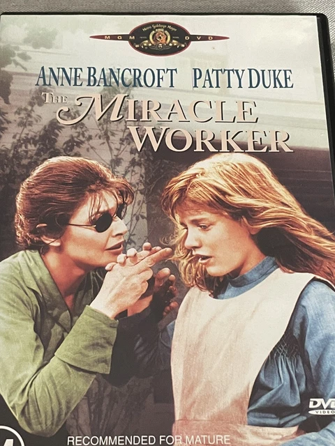 THE MIRACLE WORKER Anne Bancroft Patty Duke DVD Like New $12.95 ...
