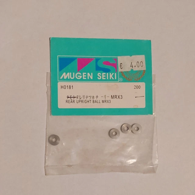 MUGEN SEIKI REAR Upright Ball MRX3 Art. H0181 £3.11 - PicClick UK