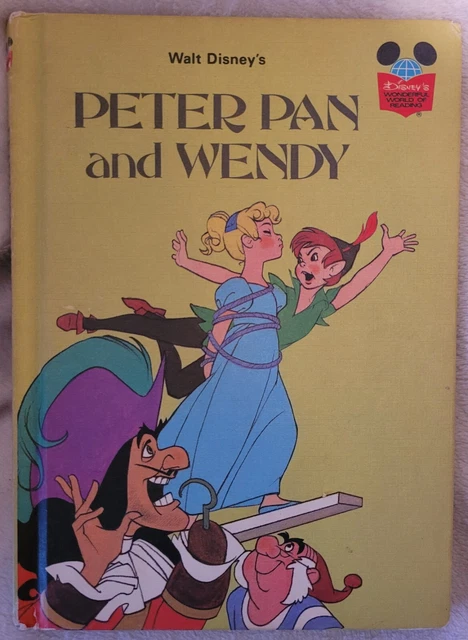 VINTAGE WALT DISNEY Peter Pan And Wendy Book With Alphabet Board £31.04 ...