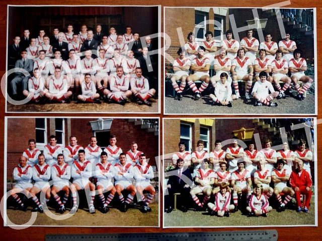 ST GEORGE DRAGONS Vintage Rugby League Colour Poster Set Jersey $54.95 ...