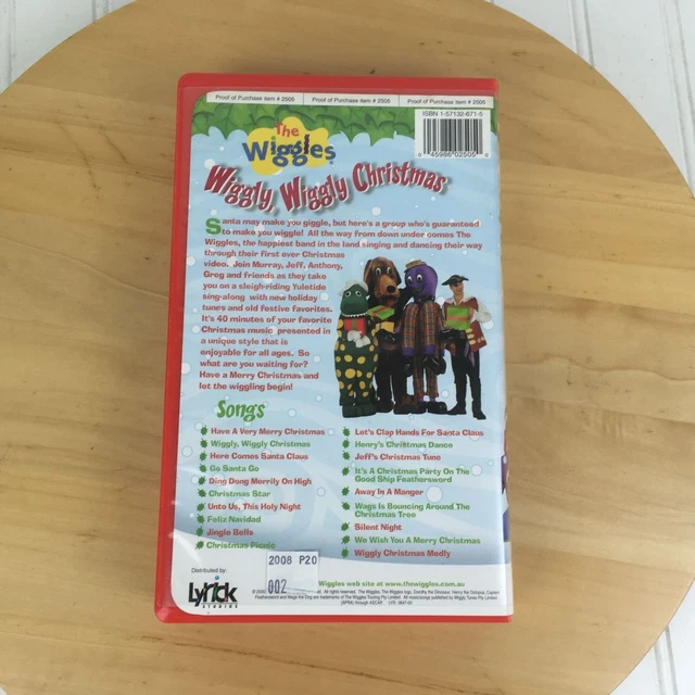 THE WIGGLES WIGGLY Wiggly Christmas VHS Christmas Tape 19 songs Vintage ... THE WIGGLES WIGGLY Wiggly Christmas VHS Christmas Tape 19 songs Vintage ...